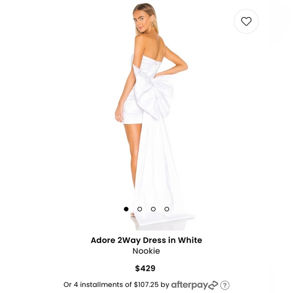 Nookie | Dresses | Adore Two Way Dress In White From Nookie | Poshmark
